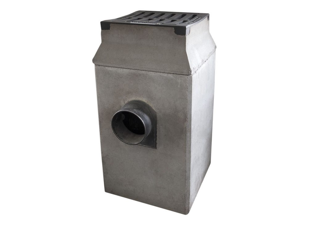 Pavement gully top + Gully base with cast iron stench trap